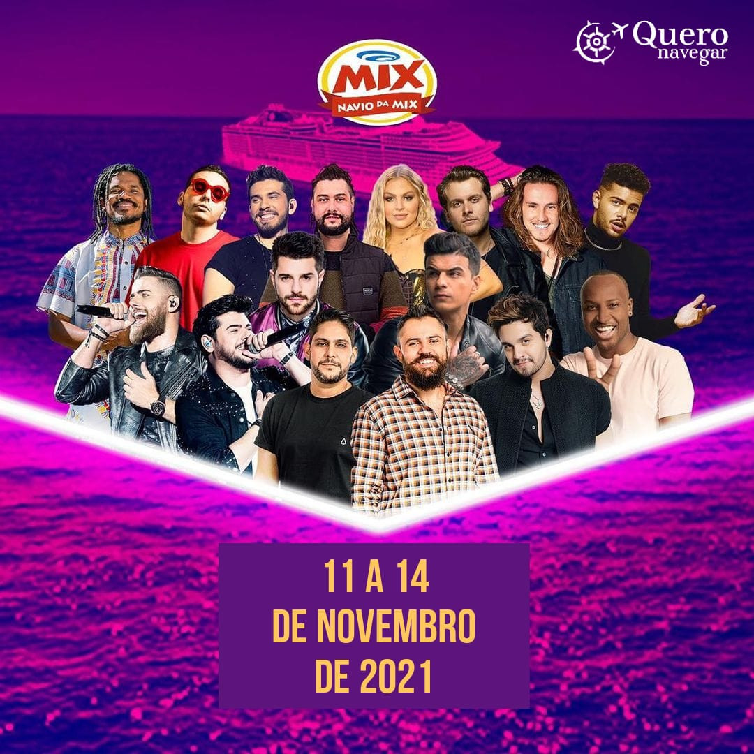 Navio da Mix 2021: o maior festival de música a bordo