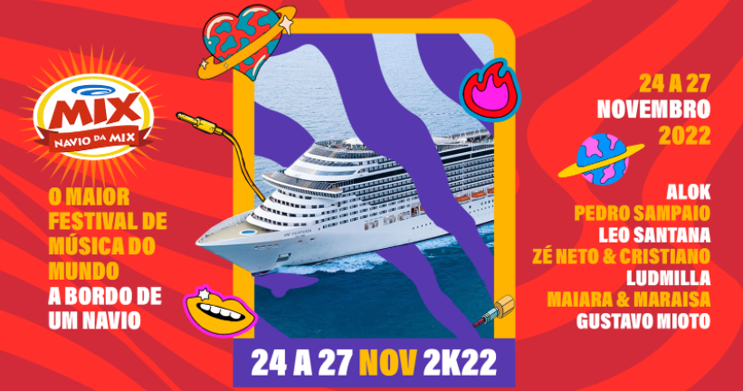 Vamos embarcar no Navio da Mix 2022? - Blog Quero Navegar